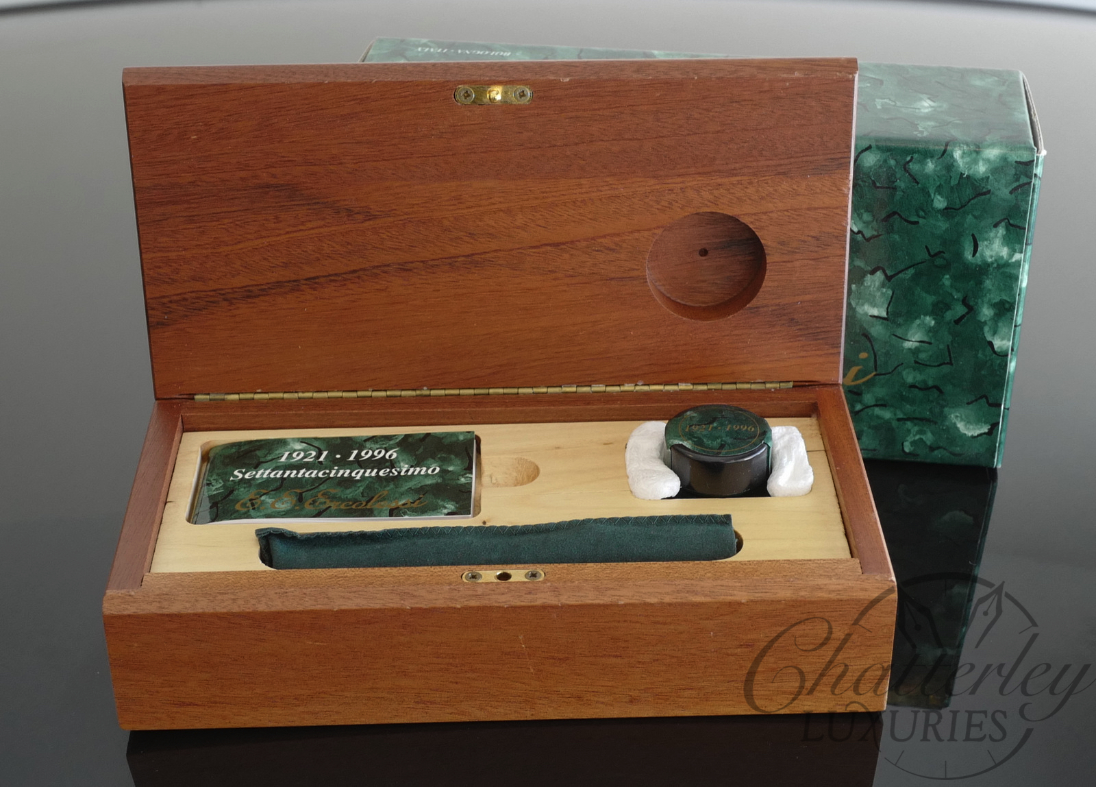 Omas E.E. Ercolessi Green Celluloid Limited Edition Fountain Pen