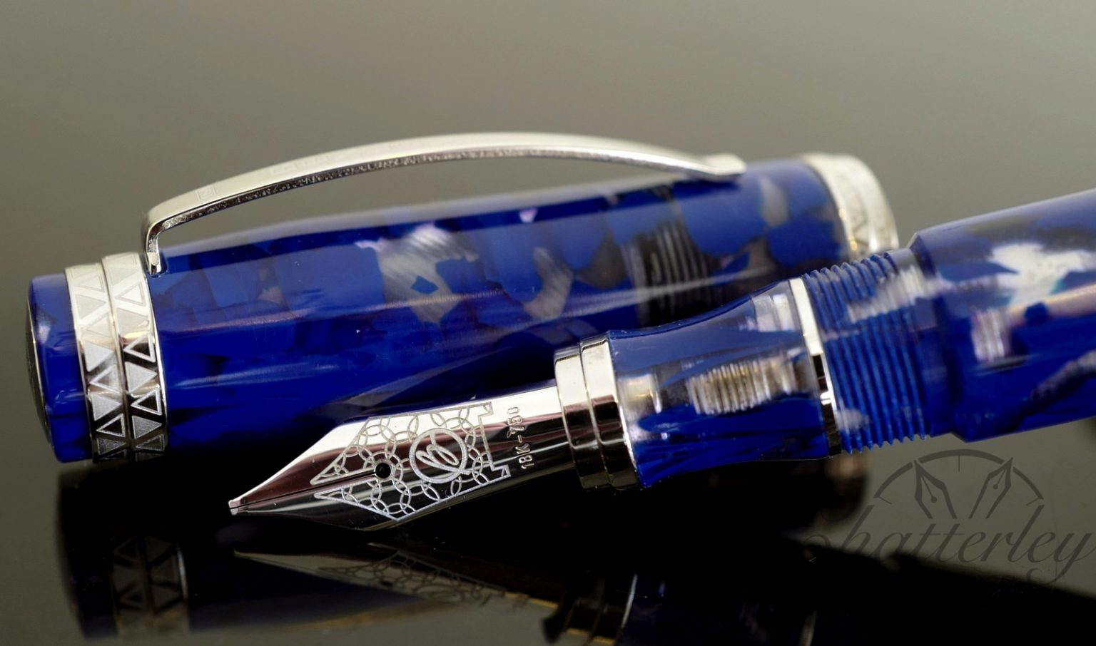 Bexley Art Deco Triangles Florida Blue Key West Limited Edition ...