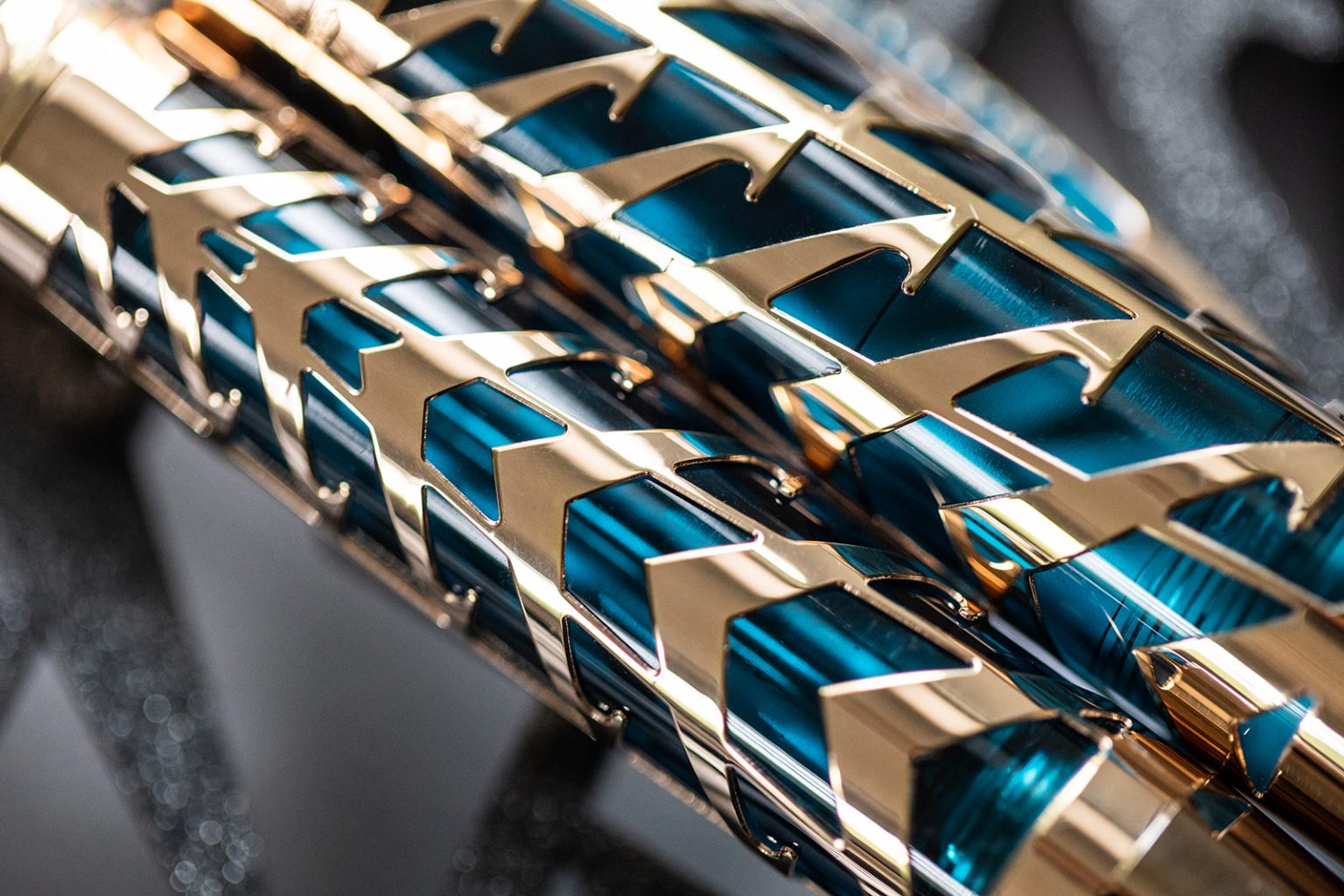 Visconti Limited Edition Skeleton Watermark Supernova Fountain Pen