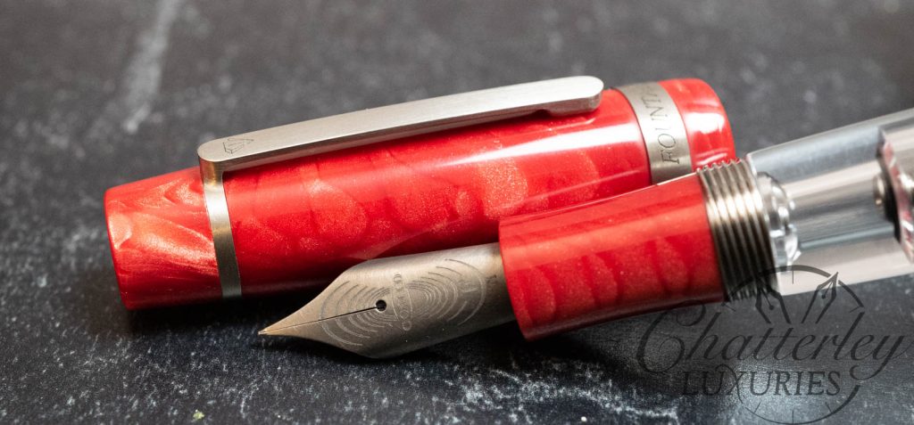 Conid Antwerp Kingsize Red Fountain Pen
