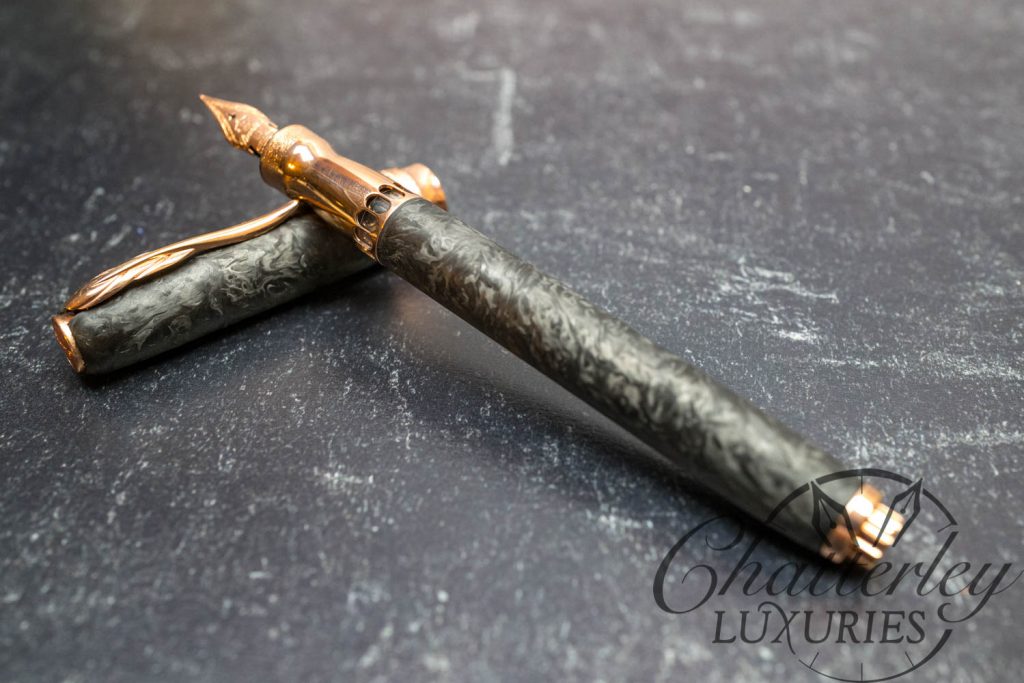 Pineider La Grande Bellezza Forged Carbon Limited Edition Fountain Pen ...