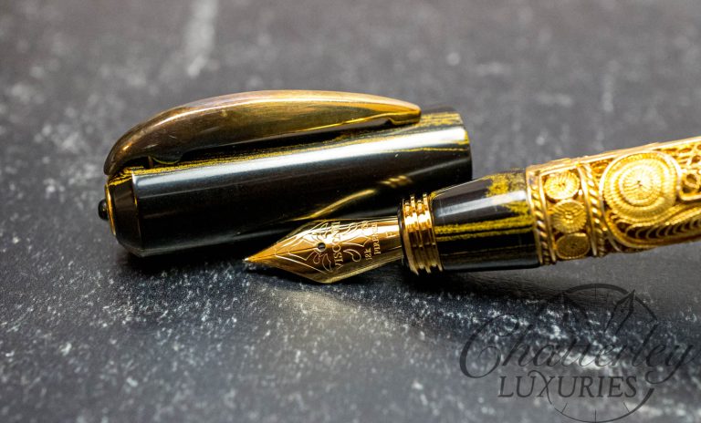 Visconti Rinascimento Filigree Limited Edition Fountain Pen in Yellow Gold