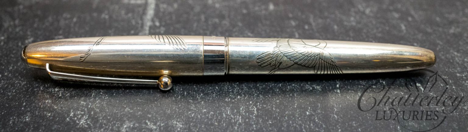 Pilot Namiki Sterling Silver Crane Fountain Pen