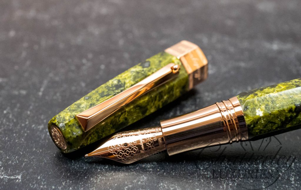 Chatterley/ Montegrappa Extra Otto Bowenite Jade Marble Limited Edition ...