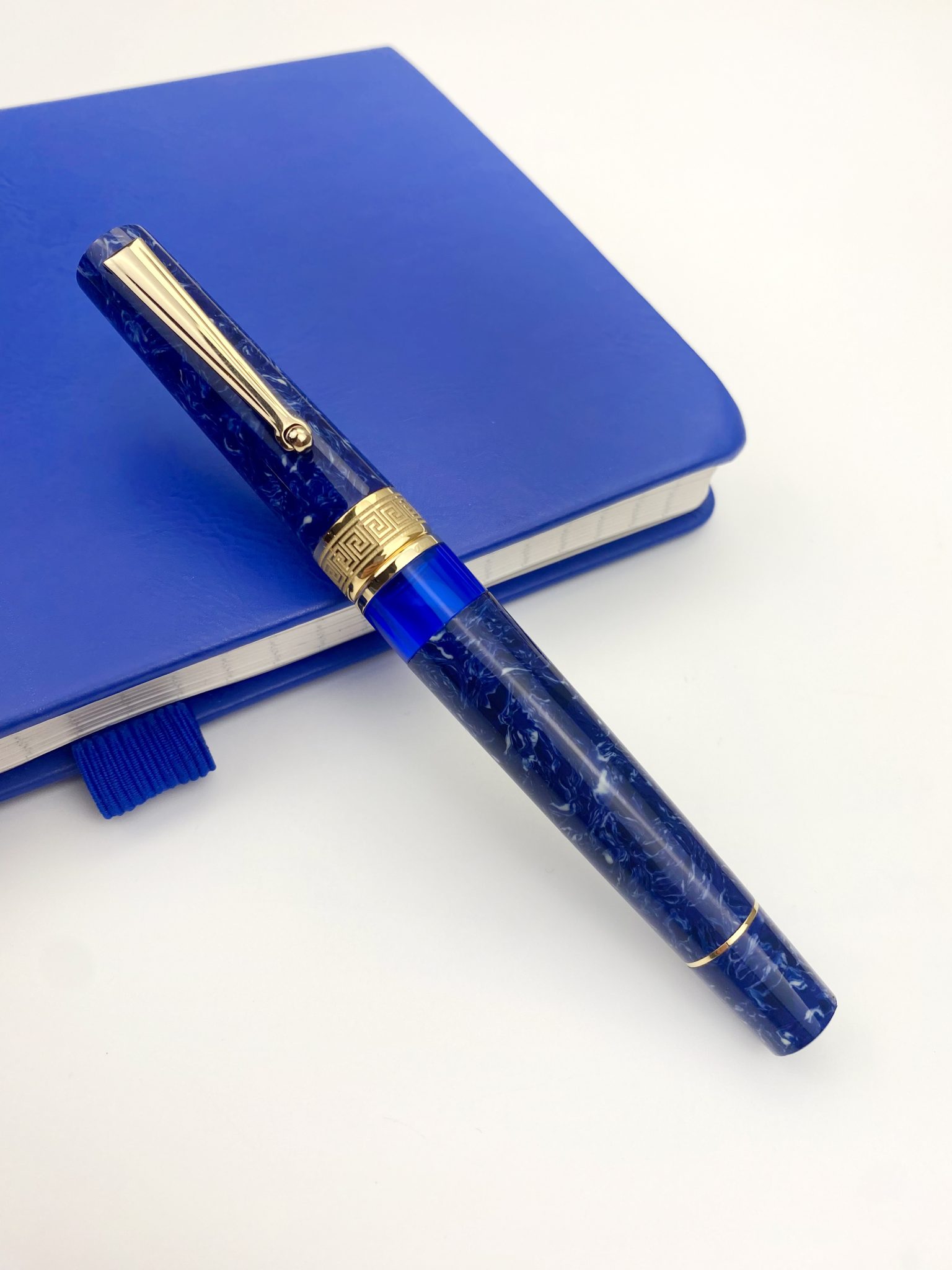 Delta Lapis Blue Celluloid 188 Limited Edition Fountain Pen Collection ...