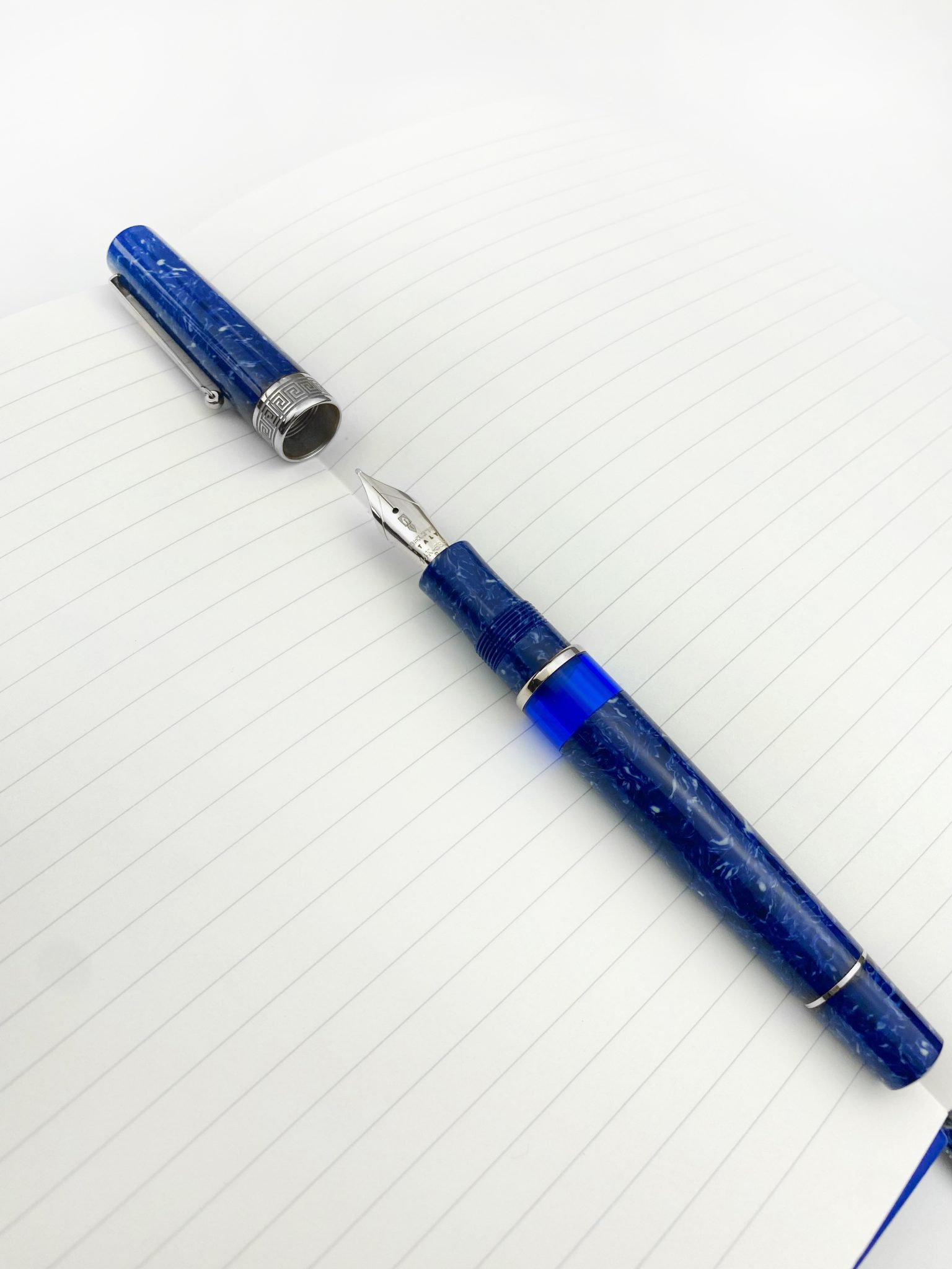 Delta Lapis Blue Celluloid 188 Limited Edition Fountain Pen Collection ...