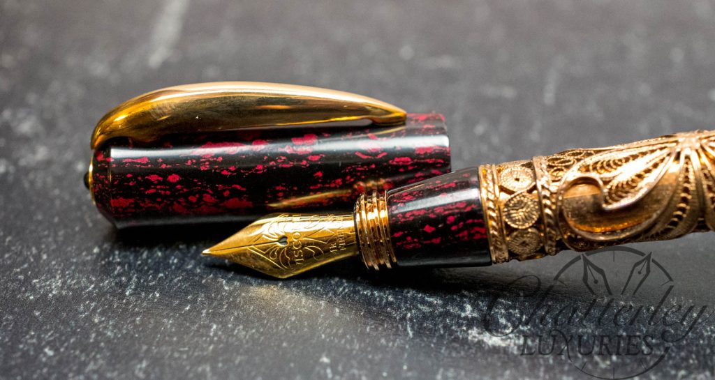 Visconti Rinascimento Filigree Limited Edition Fountain Pen in Rose Gold