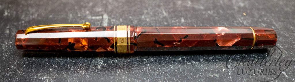 Omas Old Style Extra Paragon Scarlet Red Celluloid Fountain Pen