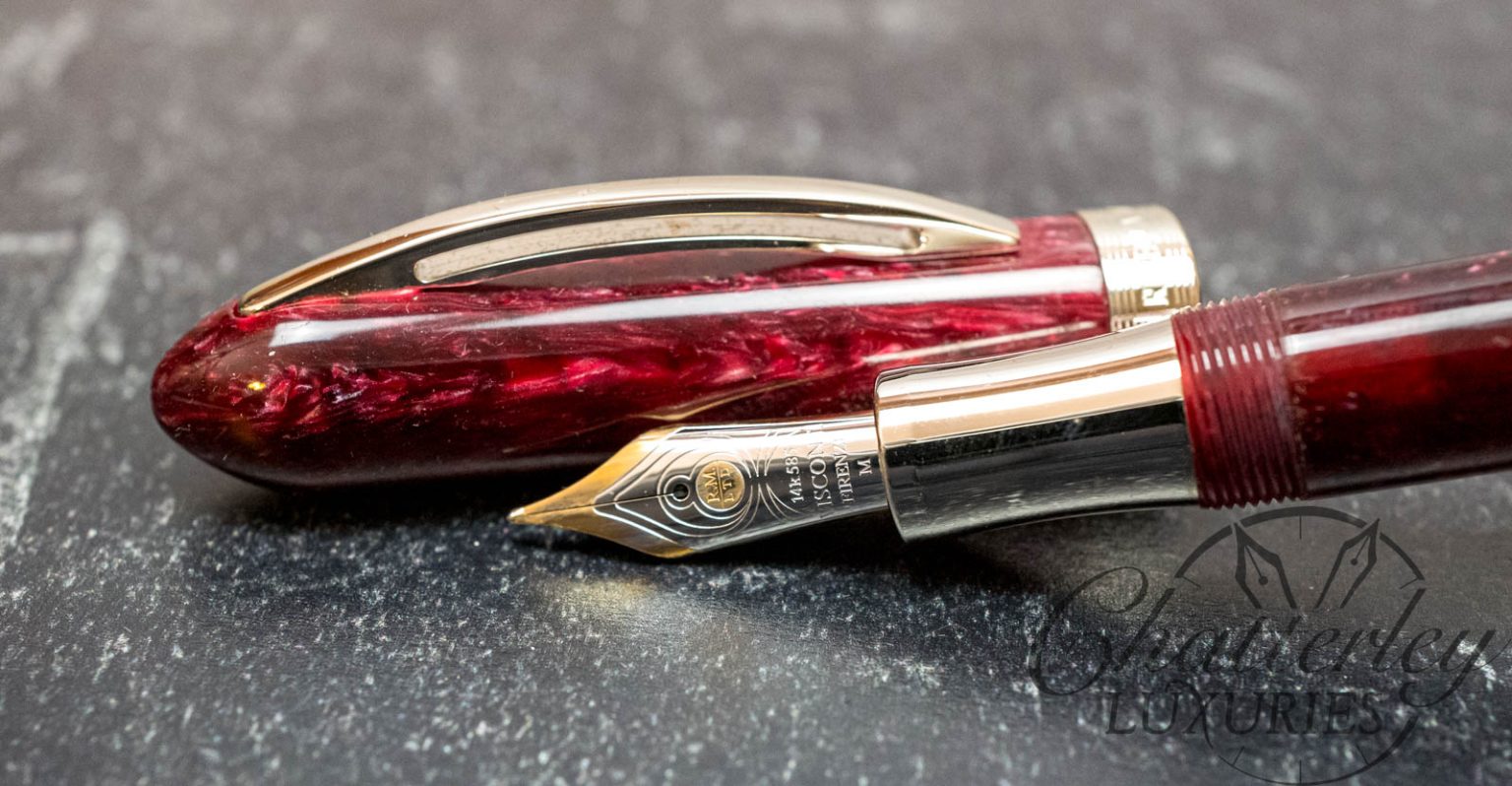 Rebecca Moss by Visconti Millennium Burgundy Fountain Pen