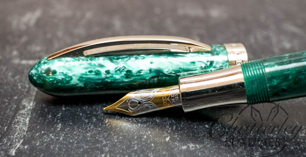 Rebecca Moss by Visconti Millennium Green Fountain Pen - Chatterley