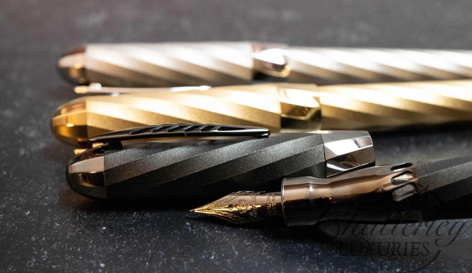 Pineider Limited Edition Matrix Fountain Pens