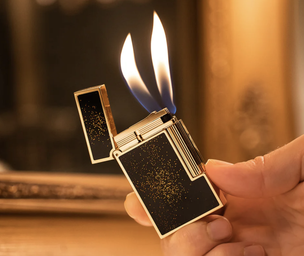 S.T. Dupont Line 2 Gold Dust USA Exclusive Lighter