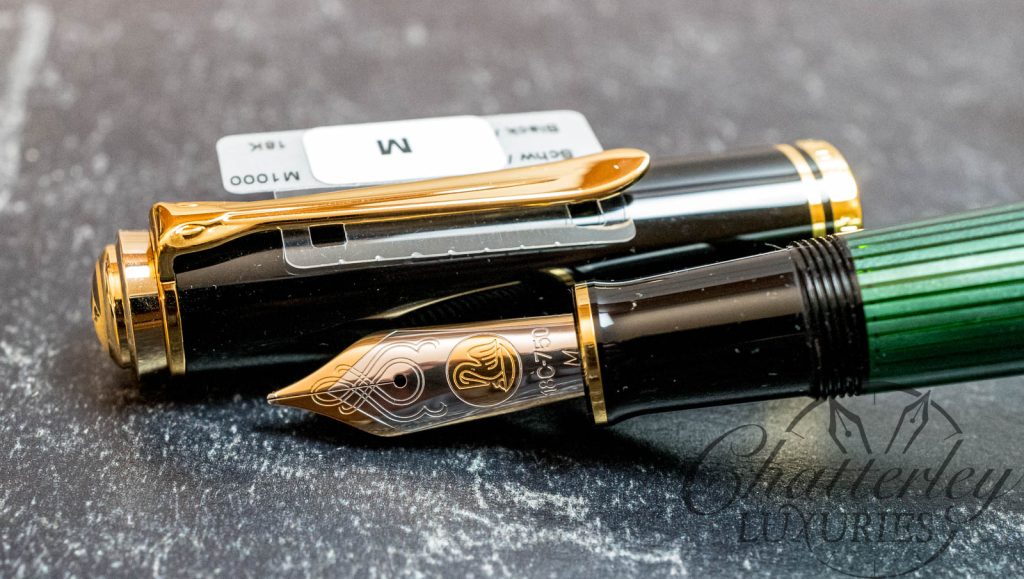Pelikan Souveran M1000 Green Striated Fountain Pen