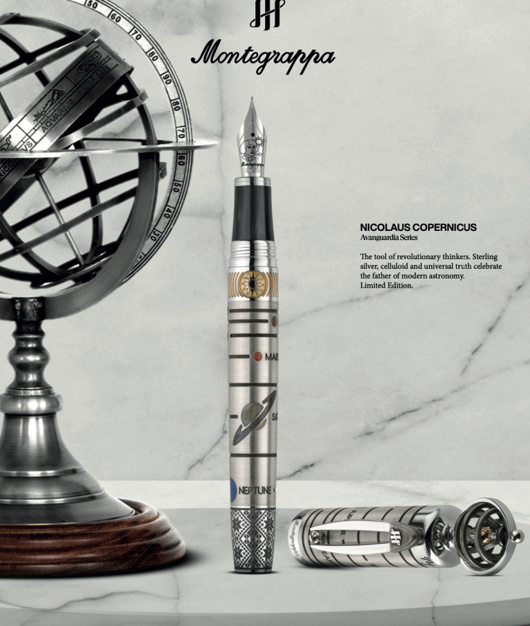 Montegrappa Nicolaus Copernicus Limited Edition Fountain Pen and Watch ...