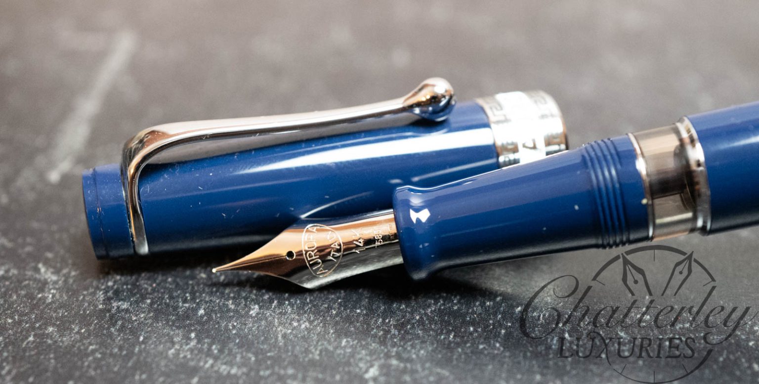 Aurora Optima Blue Flex Limited Edition Fountain Pen - Chatterley