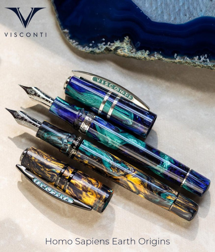 Visconti Homo Sapiens Earth Origins Limited Edition Fountain Pen Collection