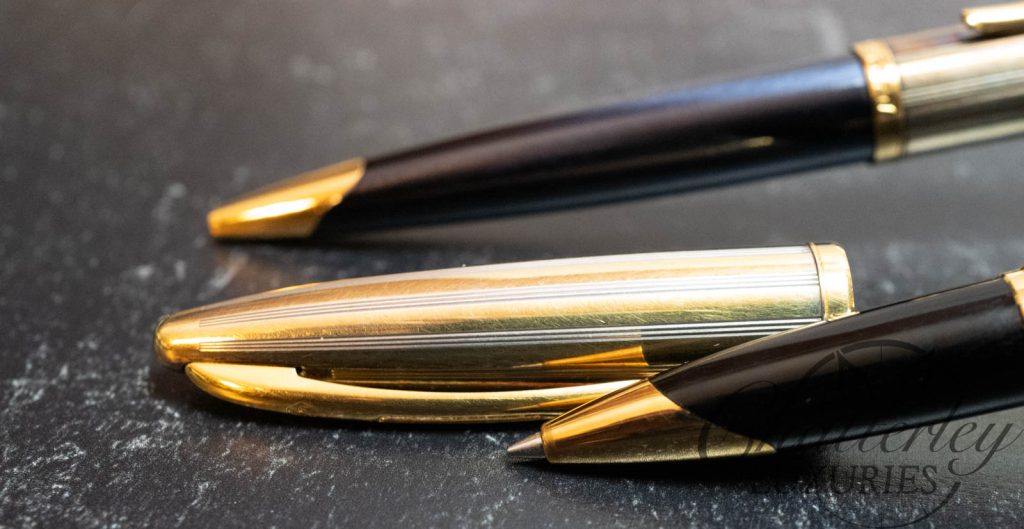 Waterman Carene Deluxe Prussian Blue Rollerball & Ballpoint Set ...