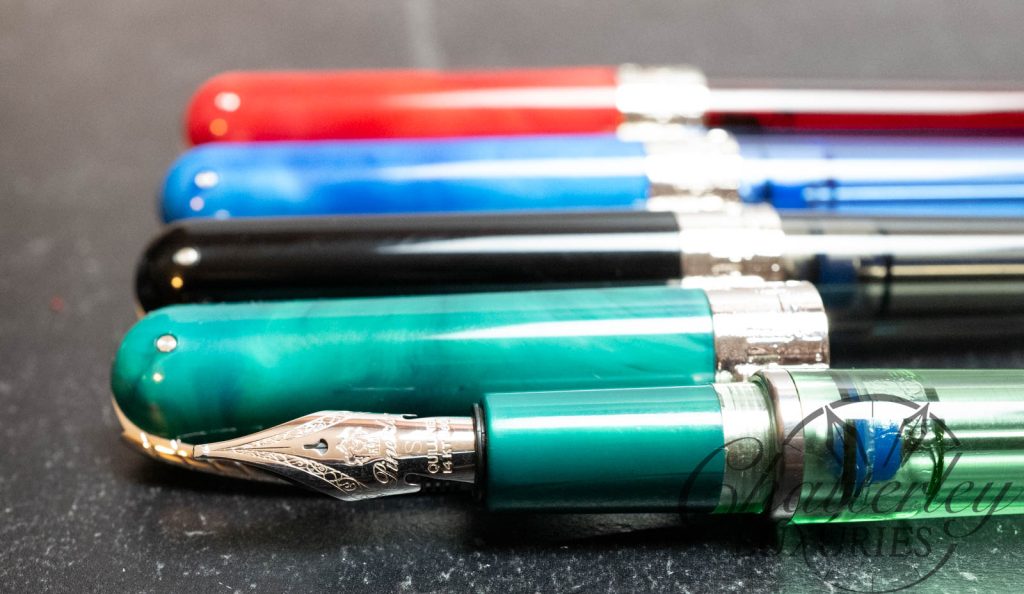 Pineider Avatar UR Twin Tank Touchdown Fountain Pen Collection - Chatterley