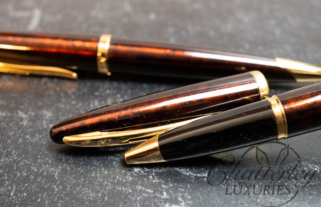 Waterman Carene Amber Shimmer Rollerball & Ballpoint Set - Chatterley