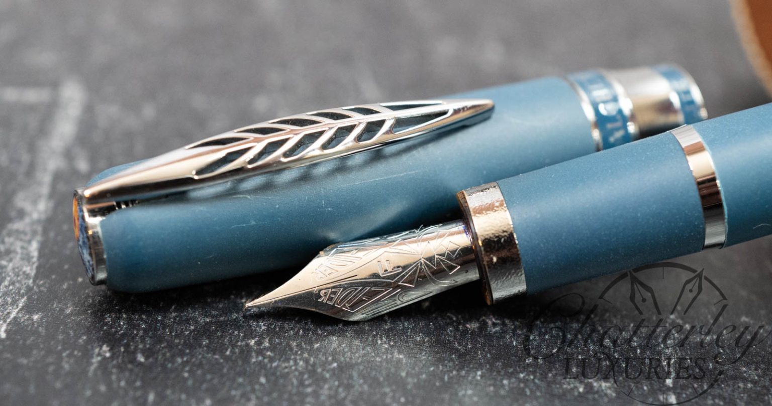 Pineider Alchemist Kilauea Blue Fountain Pen - Chatterley