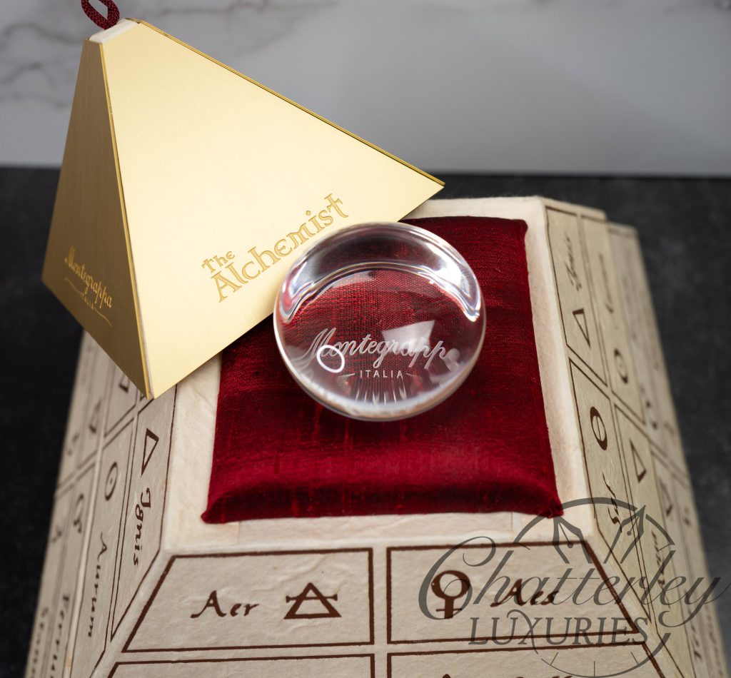 Montegrappa Alchemist Sterling Silver Limited Edition Terra Fountain ...