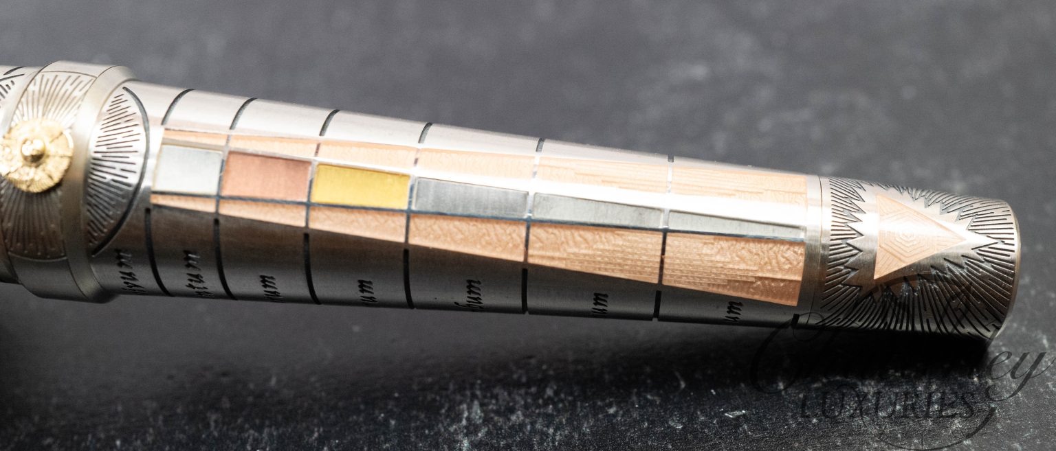 Montegrappa Alchemist Sterling Silver Limited Edition Terra Fountain ...