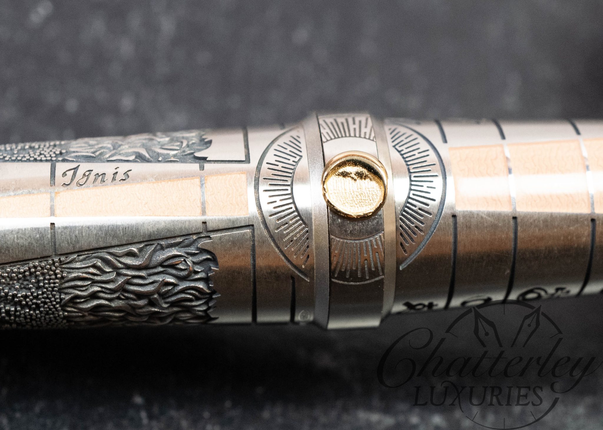 Montegrappa Alchemist Sterling Silver Limited Edition Terra Fountain ...