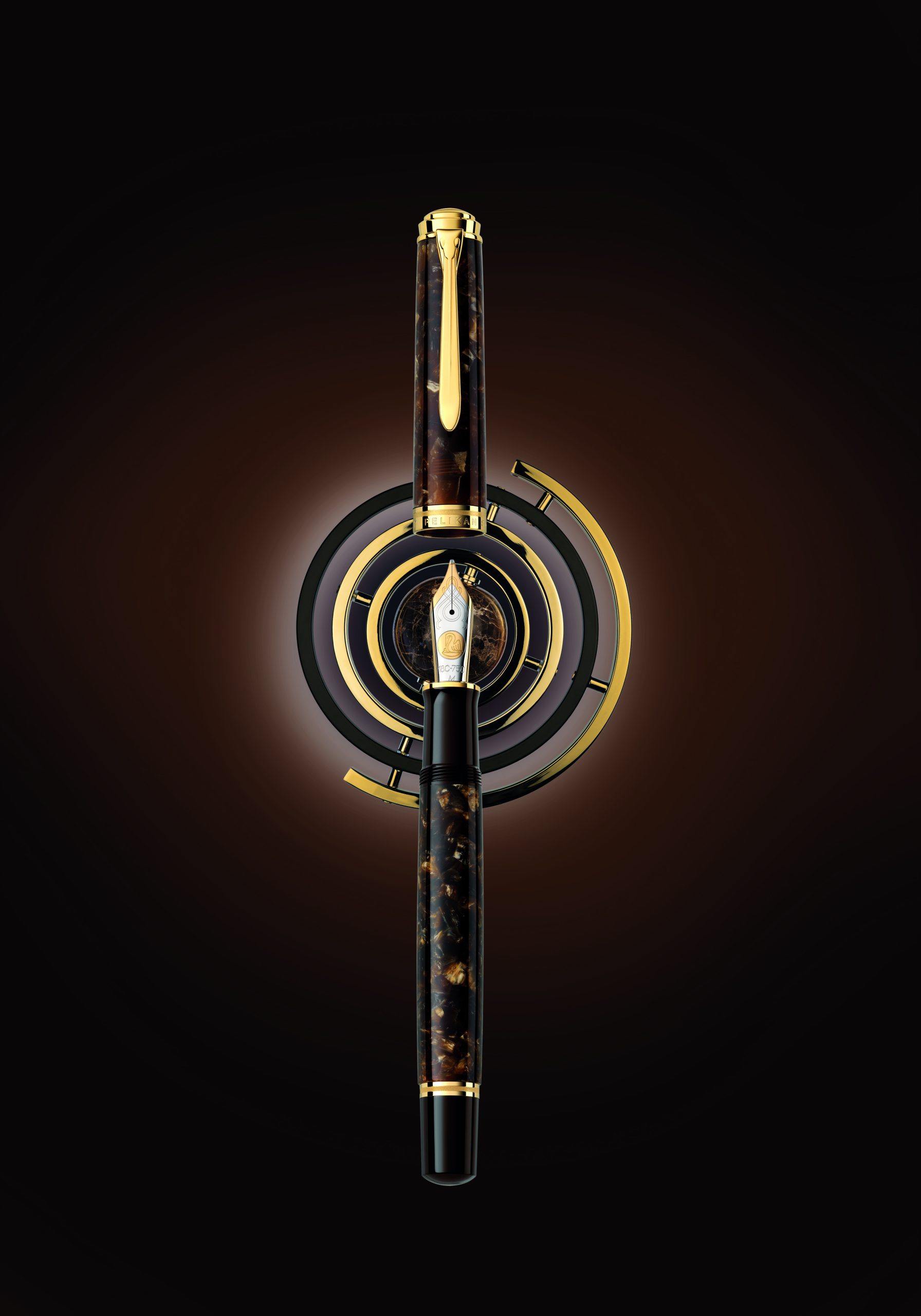 Pelikan Souveran M1000 Renaissance Brown Special Edition Fountain Pen ...