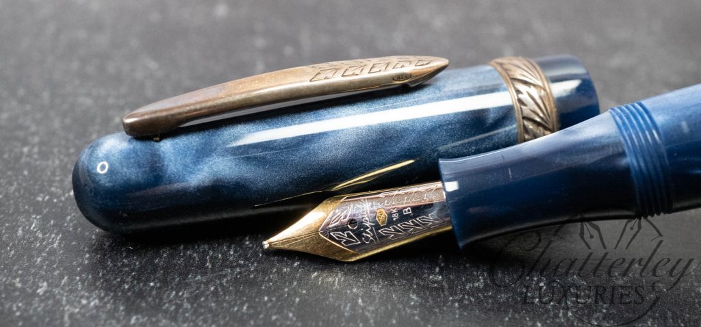 Stipula Etruria Blue Resin Limited Edition Fountain Pen - Chatterley
