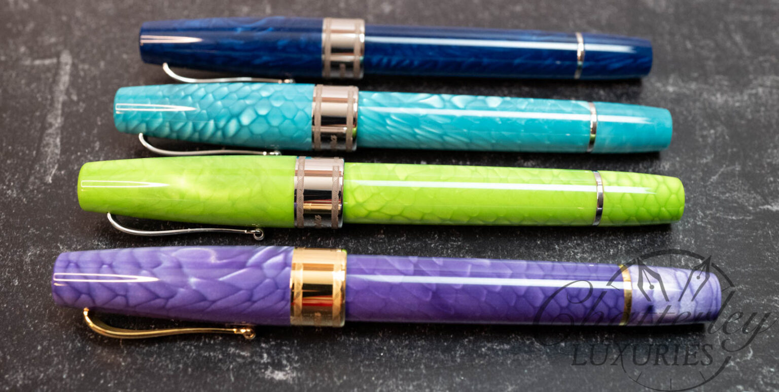 Montegrappa Juma Regal Year of the Dragon Fountain Pen Collection ...