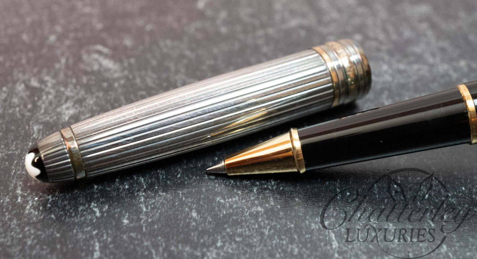 Montblanc Solitaire Classique Doue Sterling Silver Rollerball - Chatterley