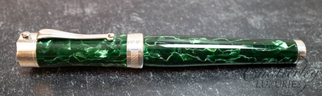 Montegrappa Bartolomeo Ferracina Malachite Green Celluloid Limited ...