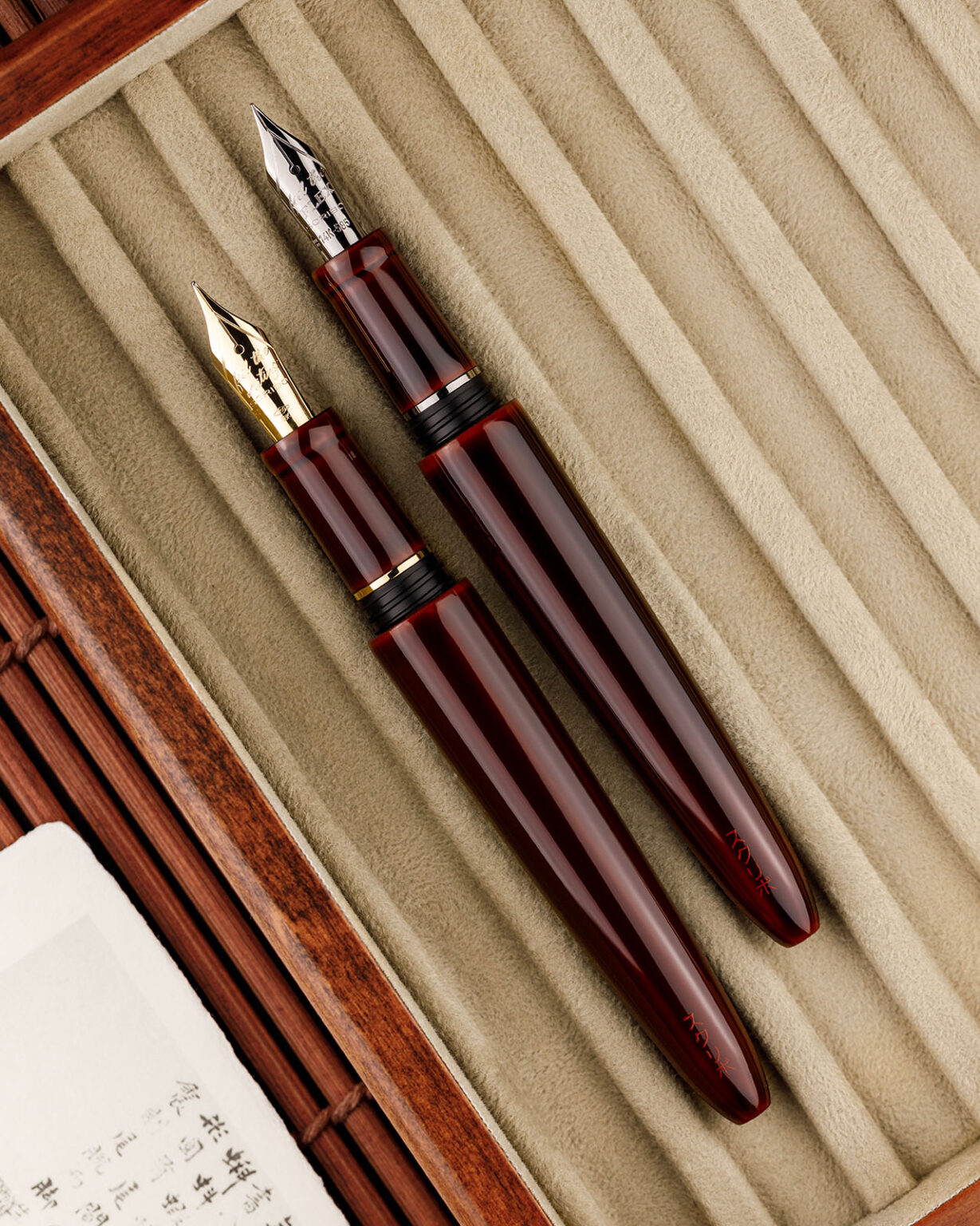 Scribo PIUMA Hane Tamenuri Urushi Limited Edition Fountain Pen - Chatterley