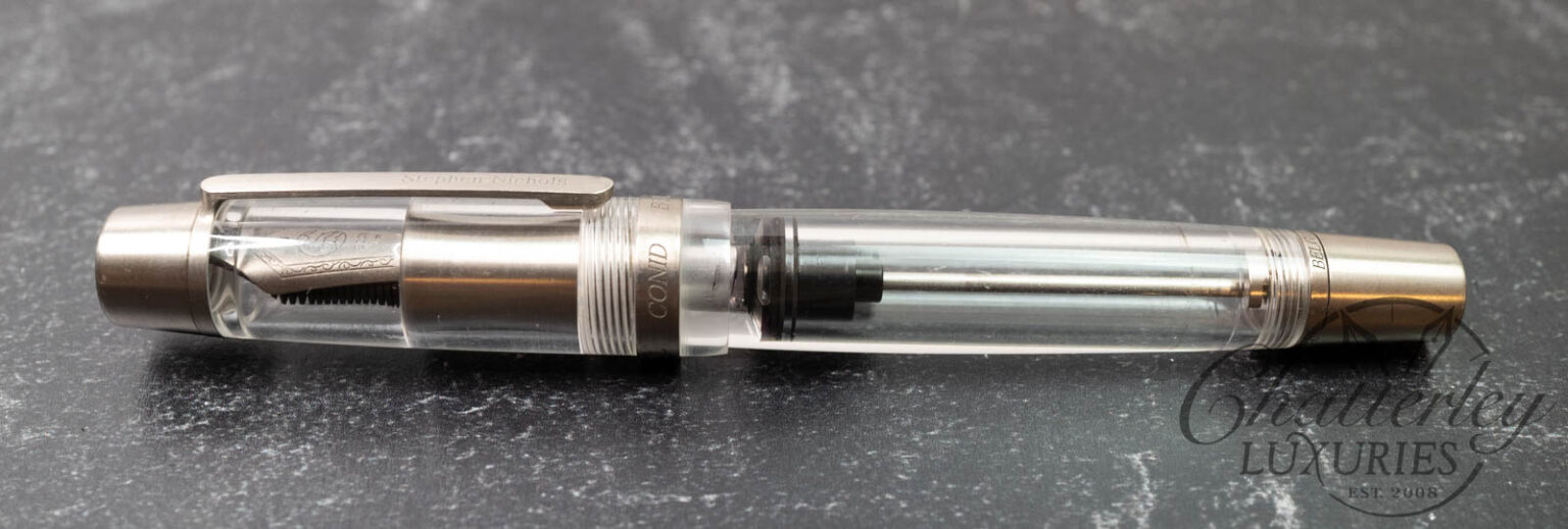 Conid Bulkfiller Kingsize Demonstrator Titanium Nib Fountain Pen ...