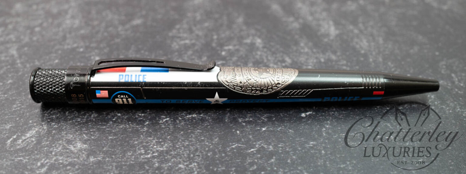 Retro 51 Tornado Thin Blue Line (Police Edition) Ballpoint Pen - Chatterley