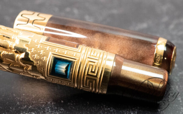 Montegrappa Human Civilization Solid Gold Trim Limited Edition Fountain ...