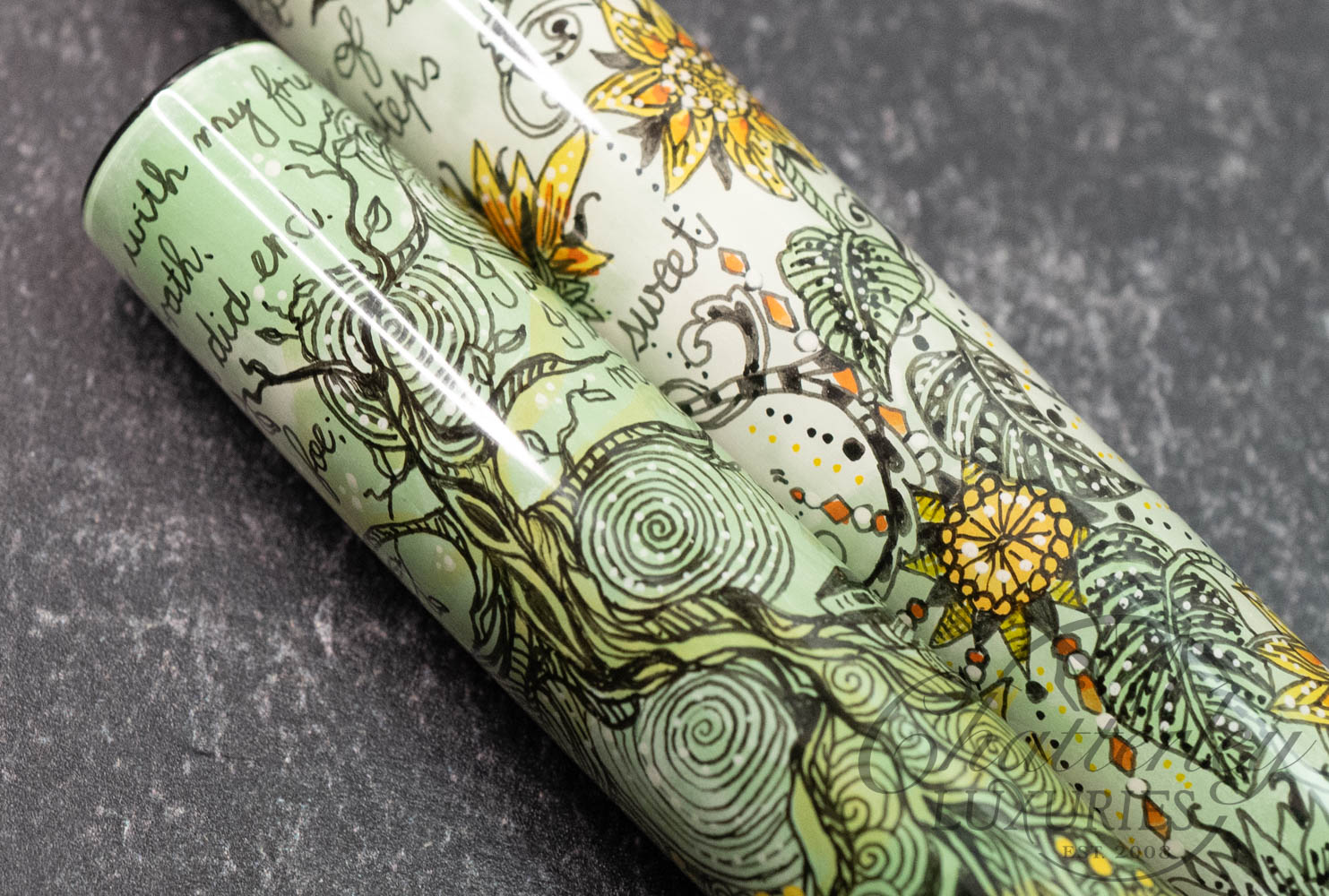 Stanford Pen Studio Jabulani Tribute to William Blake Hand-Painted ...