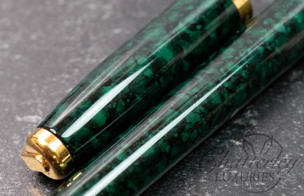 S.T. Dupont Fidelio Green Marble Fountain Pen - Chatterley