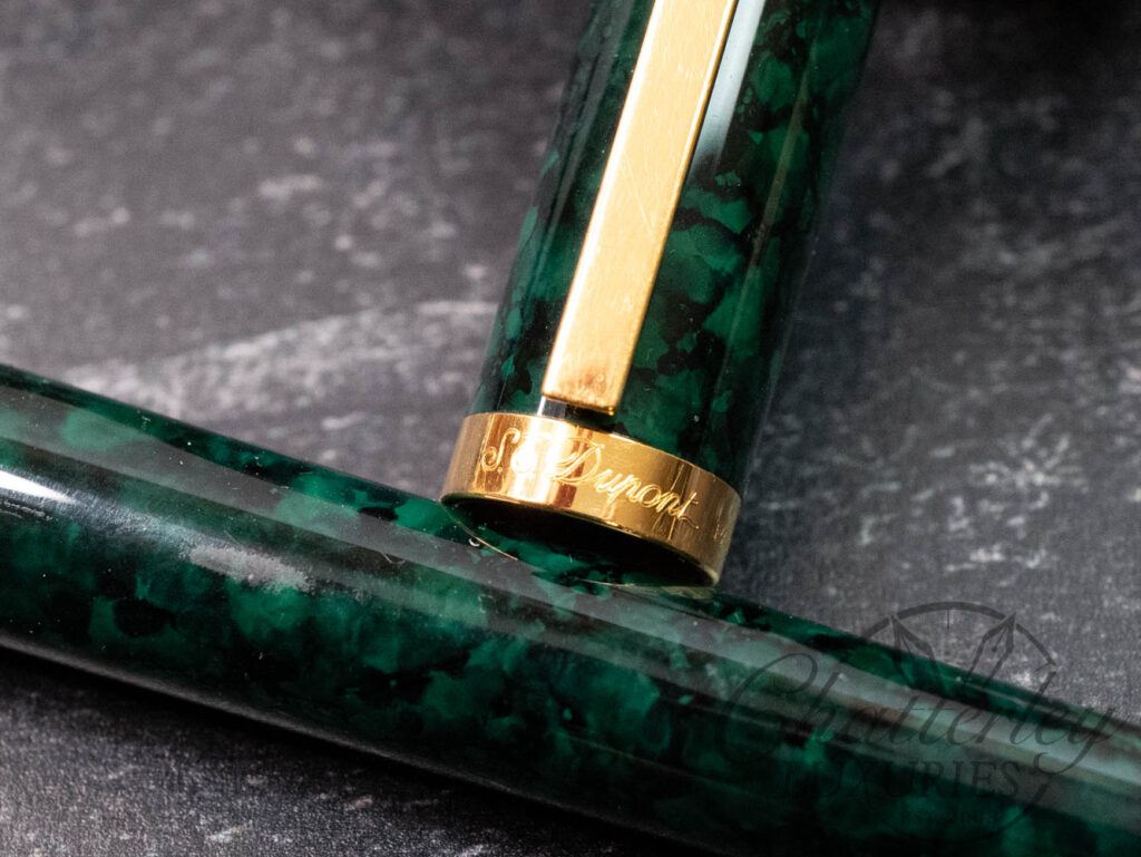 S.T. Dupont Fidelio Green Marble Fountain Pen - Chatterley