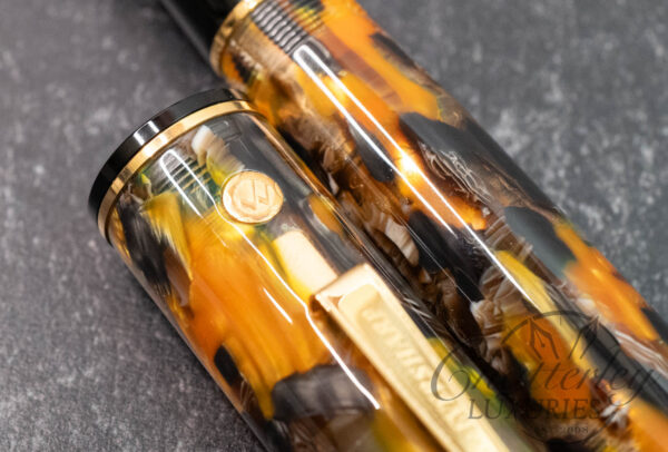 Wahl-Eversharp Oversized Decoband Tiger Eye Fountain Pen - Chatterley